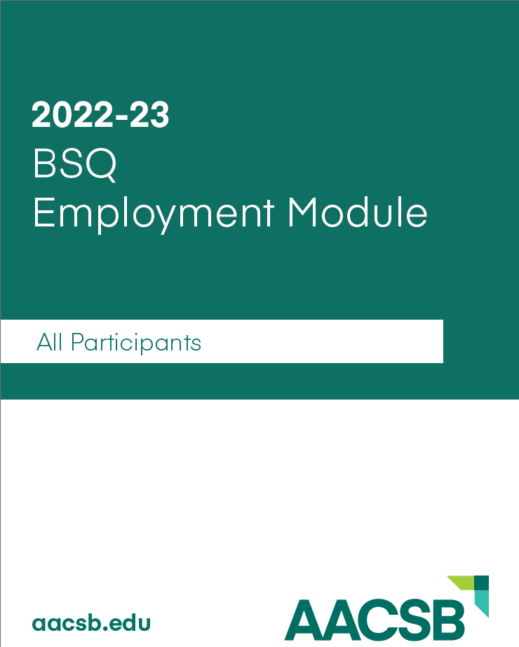 BSQ Employment Module | AACSB