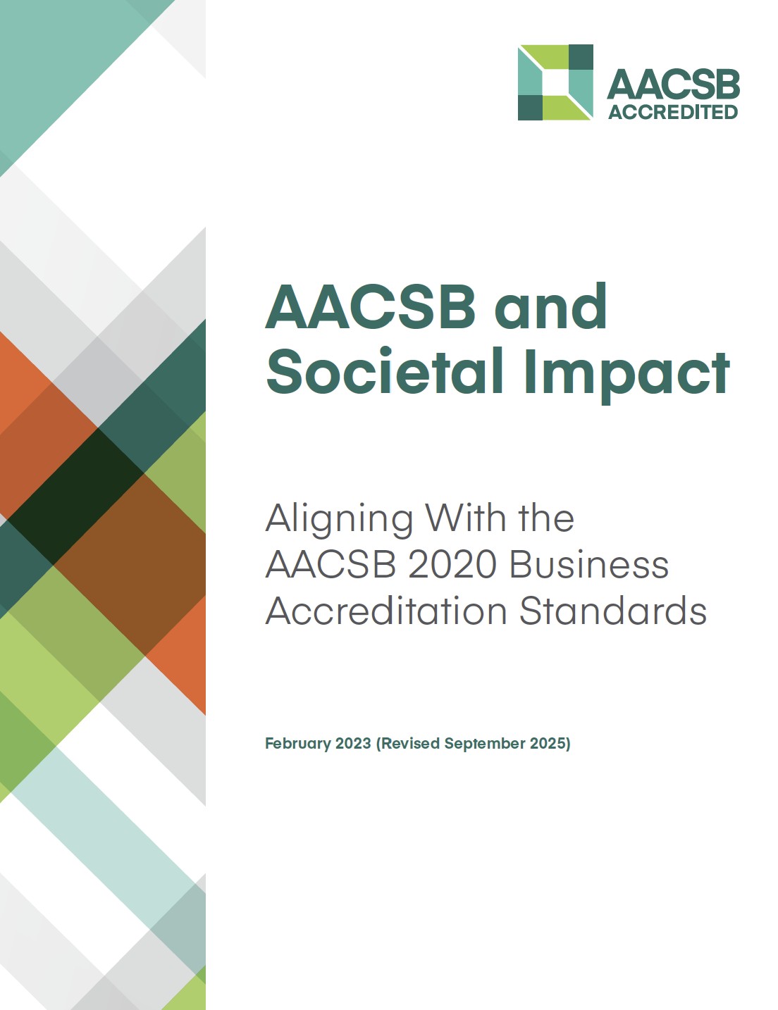AACSB and Societal Impact| AACSB
